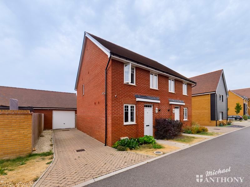 2 bed semi-detached house for sale in Pulver Road, Broughton, Aylesbury ...