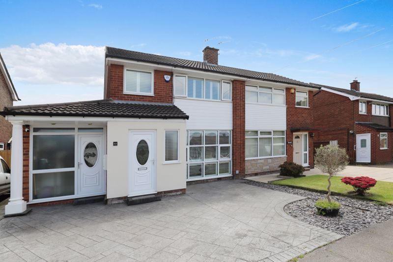 3 bed semi-detached house for sale in Harris Drive, Unsworth, Bury BL9 ...