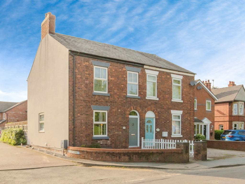 3 bed semi-detached house for sale in Crewe Road, Haslington, Crewe CW1 ...