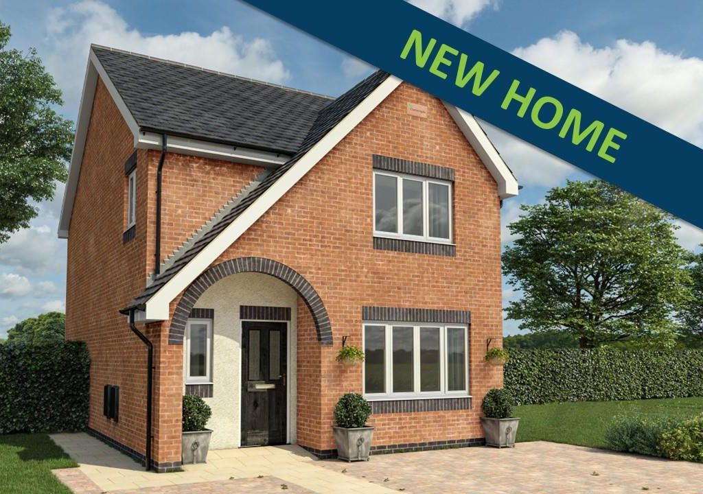 New home, 3 bed detached house for sale in Woodlands Road, Bedworth ...