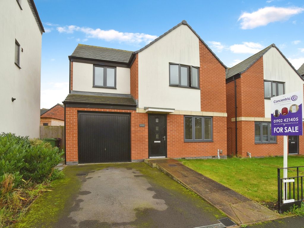 4 bed detached house for sale in Ranger Drive, Wolverhampton, West ...