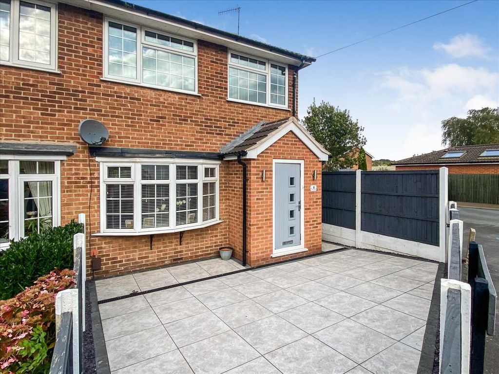 3 bed semi-detached house for sale in Templeman Close, Ruddington ...
