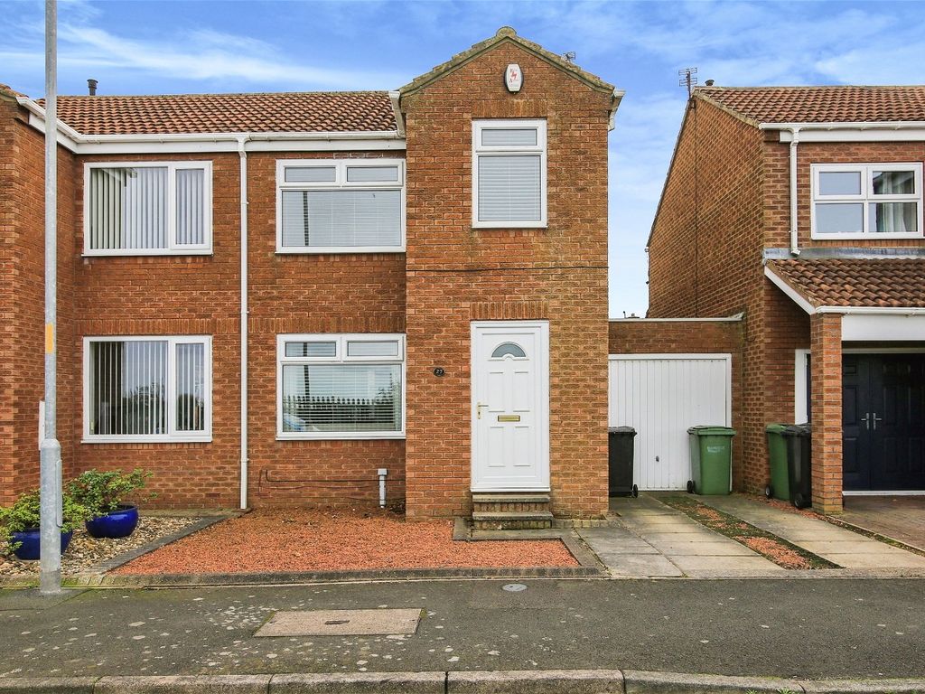 3 bed semi-detached house for sale in Court Road, Bedlington NE22, £ ...