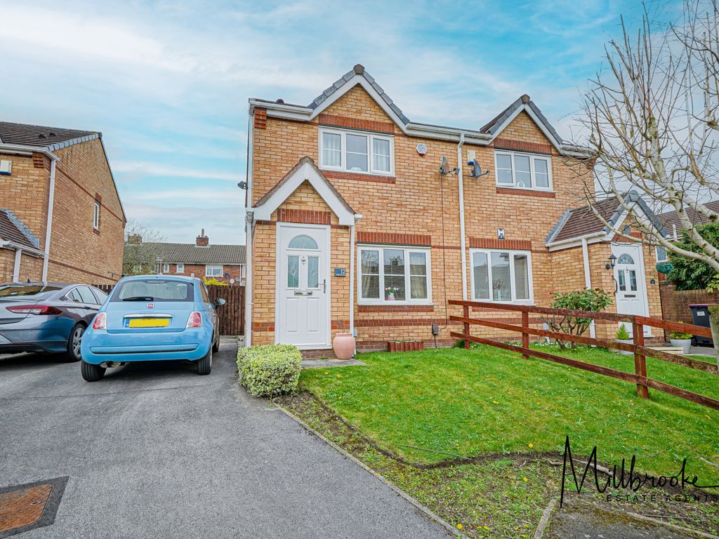 2 bed semi-detached house for sale in Wildbrook Close, Manchester M38 ...