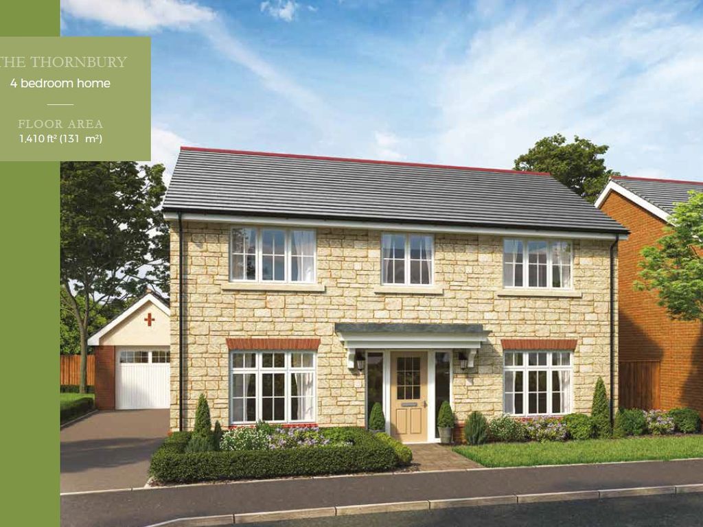 New home, 4 bed detached house for sale in Woodlands Green, Tonyrefail ...
