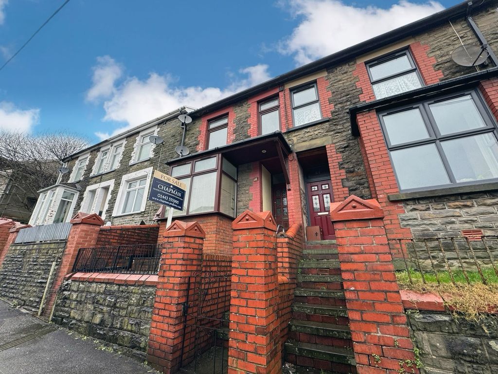 3 bed terraced house for sale in Penmain Street, Porth CF39, £130,000 ...