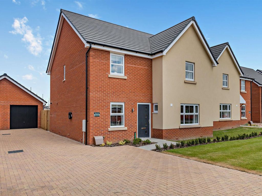 New home, 4 bed detached house for sale in Dovecote Gardens, Old Catton ...