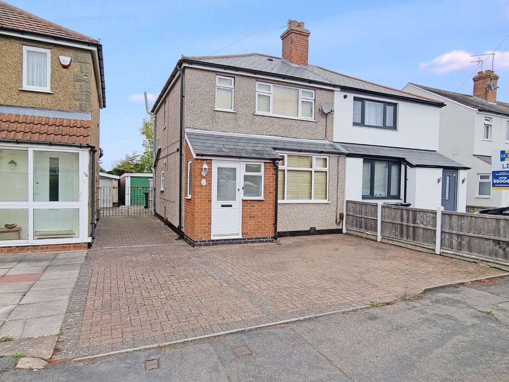 2 bed semi-detached house to rent in Balcombe Road, Hillmorton, Rugby ...