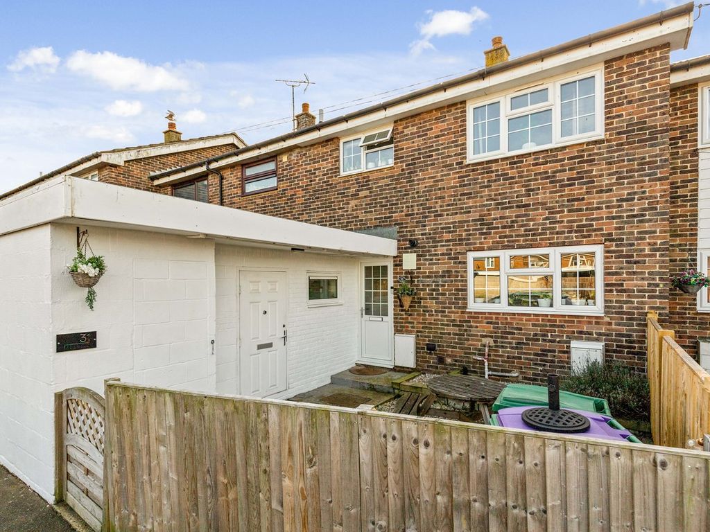 3 bed terraced house for sale in Millfield, Hawkinge, Folkestone CT18 ...