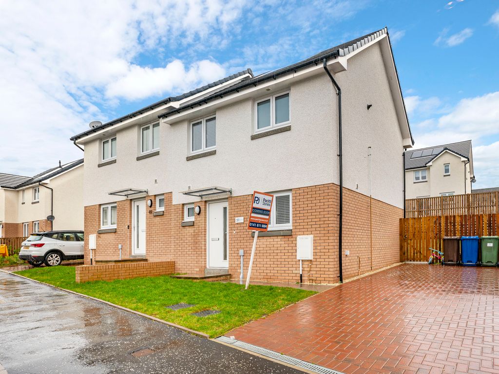 2 bed semi-detached house for sale in Stepford Road, Glasgow G33, £ ...