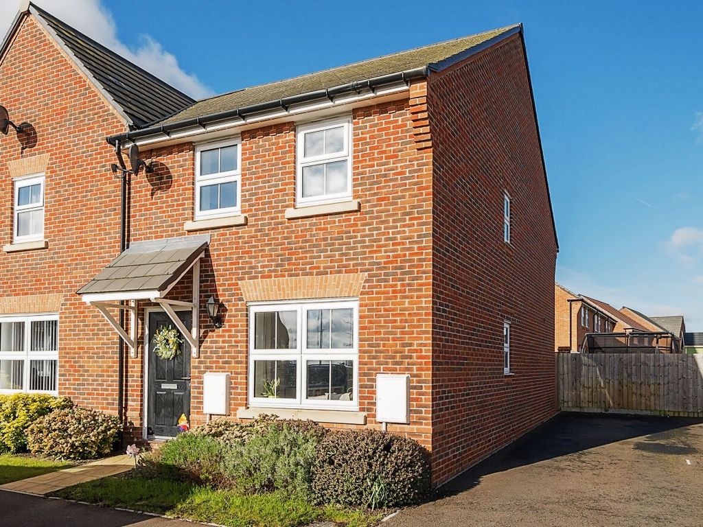3 bed semi-detached house for sale in Prior Place, Grove, Wantage OX12 ...