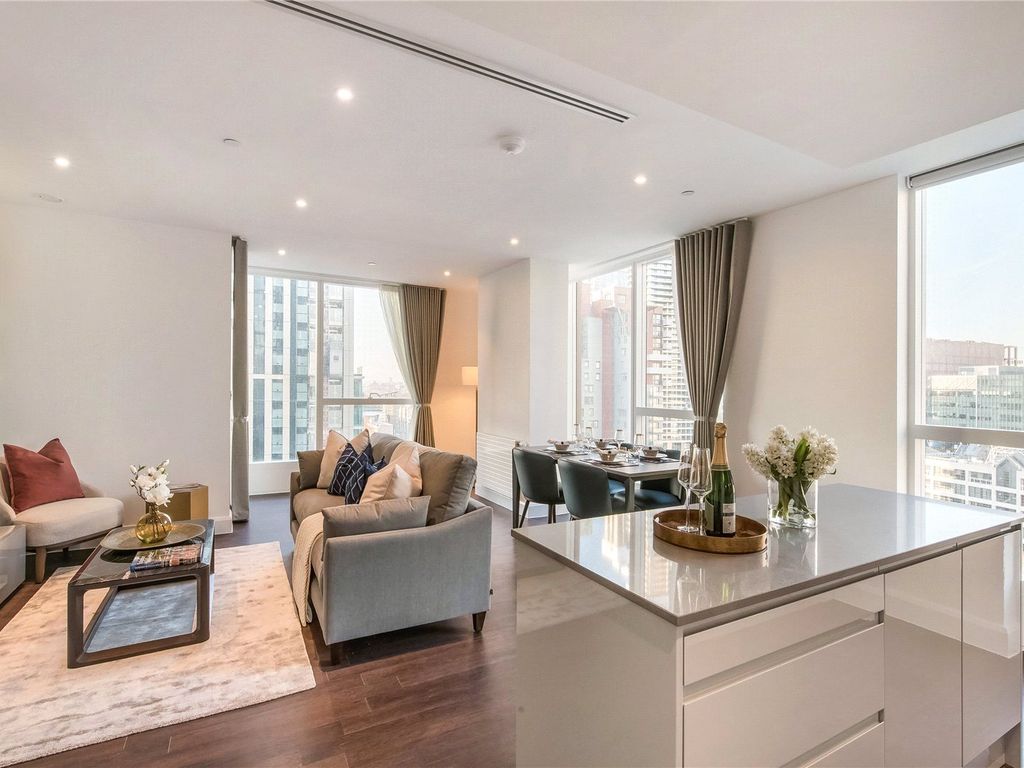2 bed flat to rent in Ostro Tower, 31 Harbour Way E14 - Zoopla