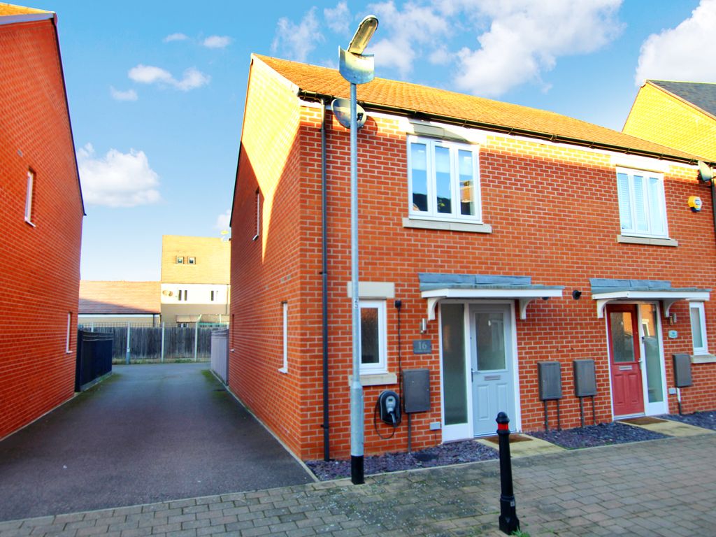 2 bed semi-detached house for sale in Turing Road, Biggleswade SG18, £ ...