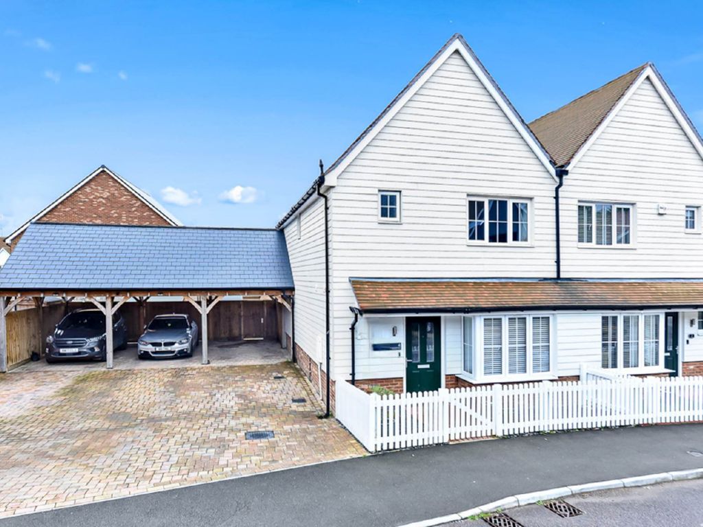 3 bed semi-detached house for sale in Trevithick Drive, Wouldham ...