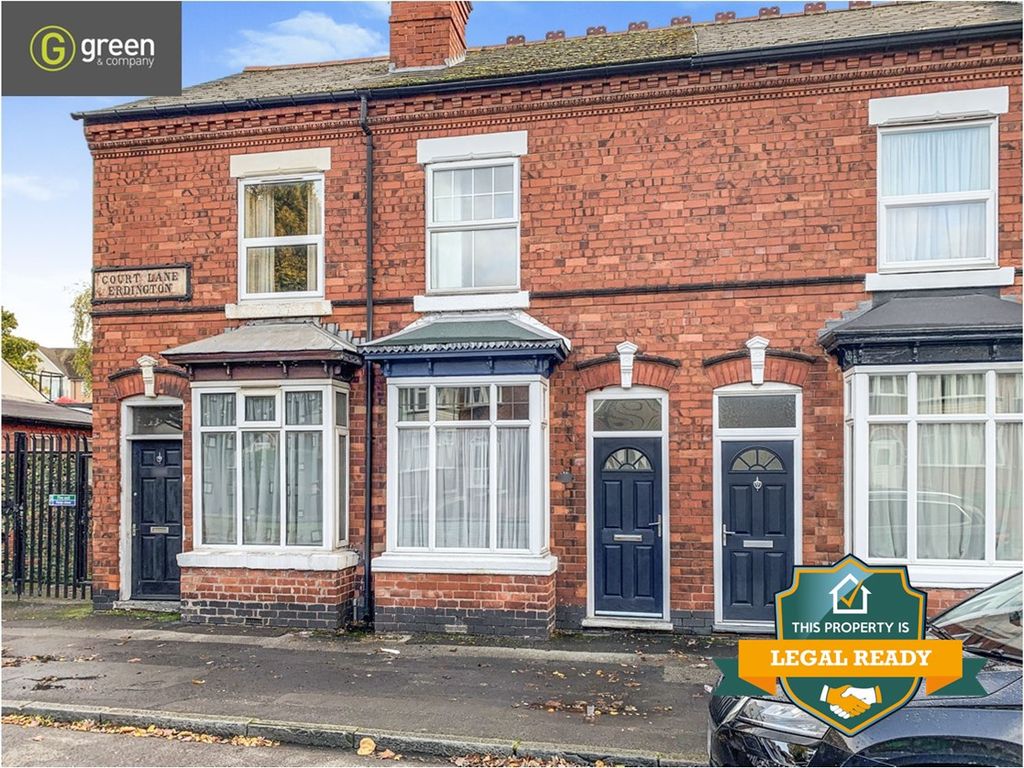 2 Bed Terraced House For Sale In Court Lane Erdington Birmingham B23