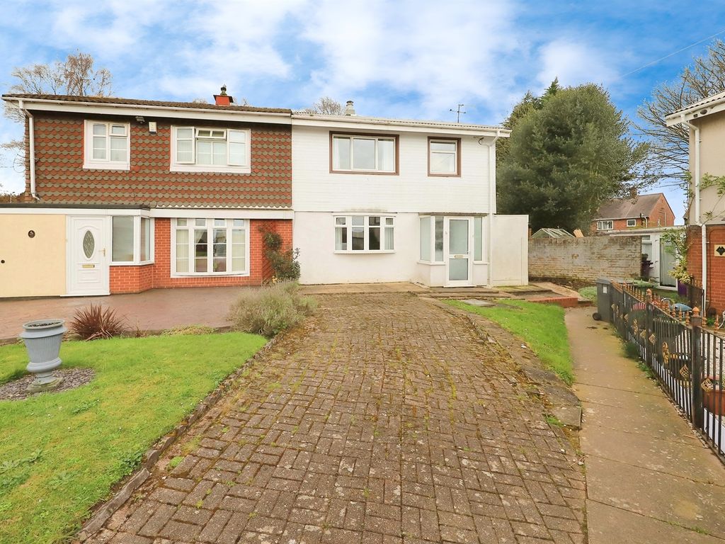 3 bed semi-detached house for sale in Hatherton Gardens, Bushbury ...