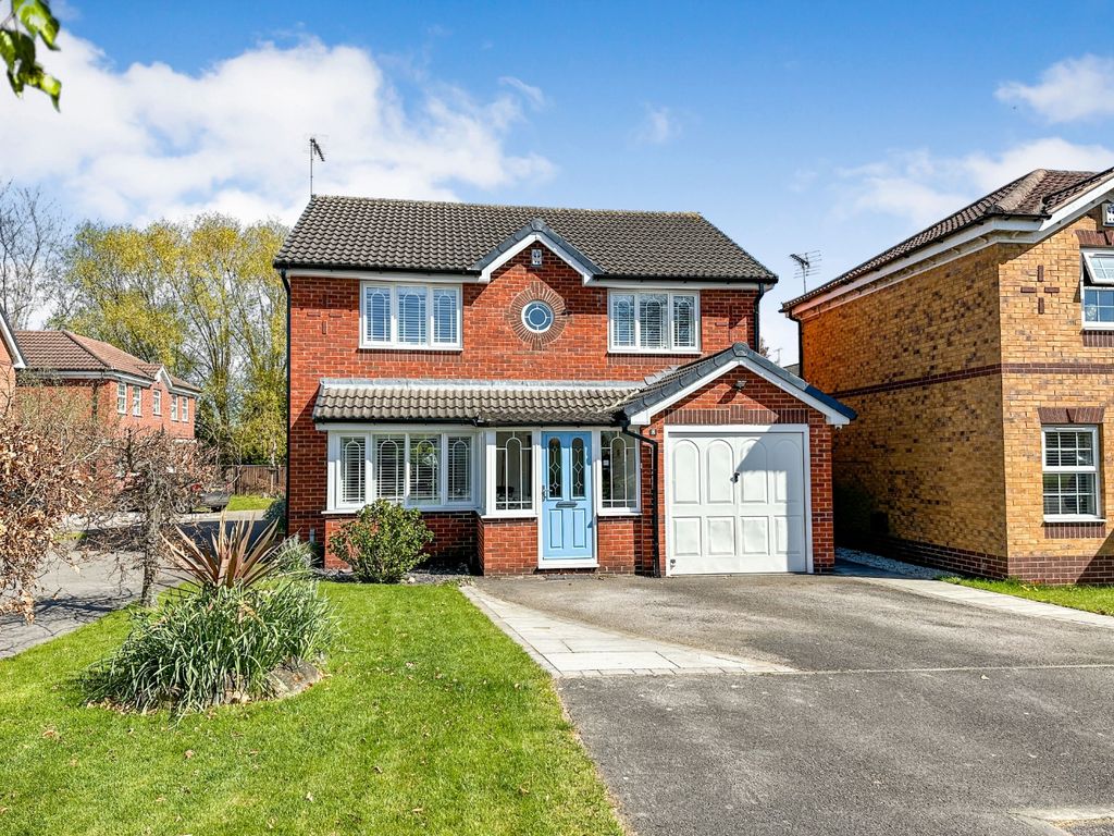 4 bed detached house for sale in Lowfield Close, Ranskill, Retford ...