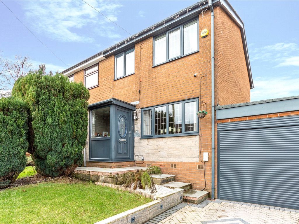 3 bed semi-detached house for sale in Manor Farm Rise, Oldham, Greater ...