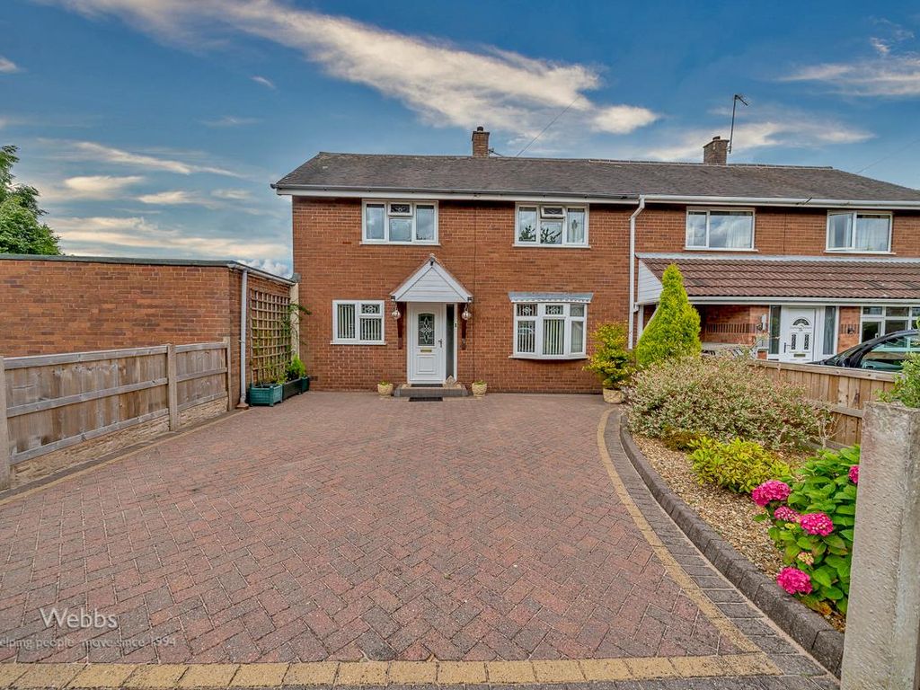 3 bed semi-detached house for sale in Mitre Road, Cheslyn Hay, Walsall ...