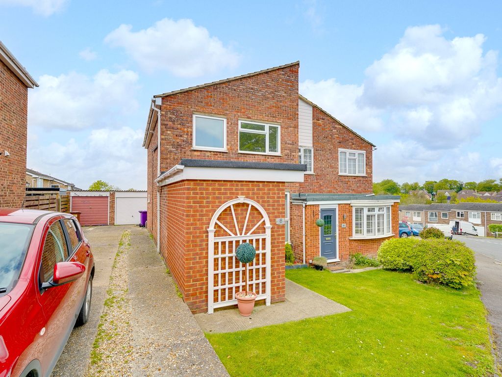3 bed semi-detached house for sale in Beldam Avenue, Royston SG8 - Zoopla