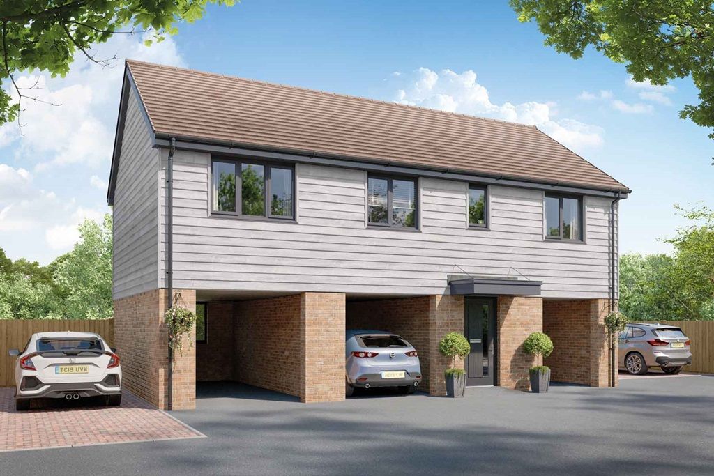 New home, 2 bed flat for sale in "The Wood - Plot 402" at Copthorne Way ...