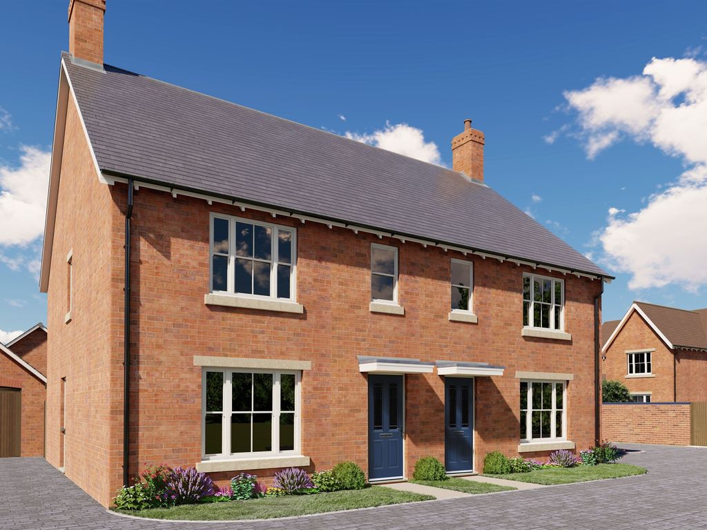 New home, 2 bed semi-detached house for sale in Station Avenue, Houlton, Rugby CV23, £375,000 ...