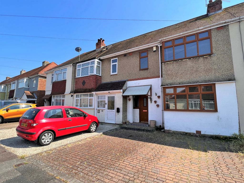 3 bed terraced house for sale in Dunkeld Road, Elson, Gosport ...