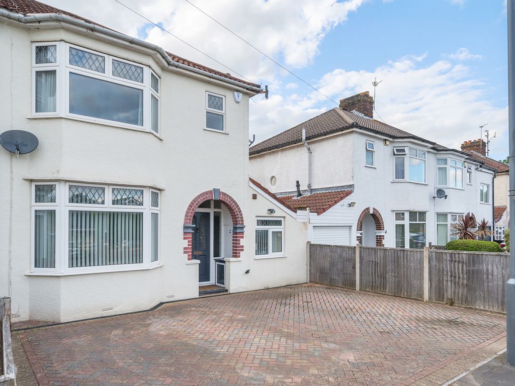 4 bed semi-detached house for sale in Overndale Road, Downend, Bristol ...