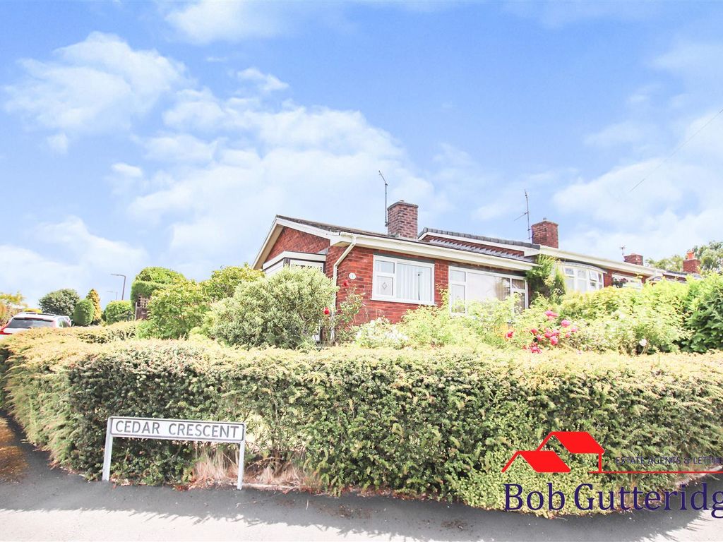 2 bed semi-detached bungalow for sale in Cedar Crescent, Bignall End ...