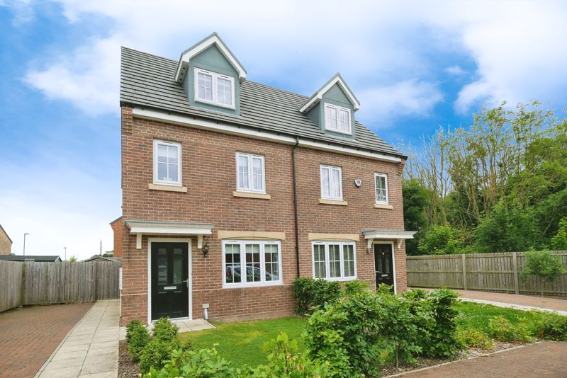 3 bed semi-detached house for sale in Carnaby Drive, Hadston, Morpeth ...