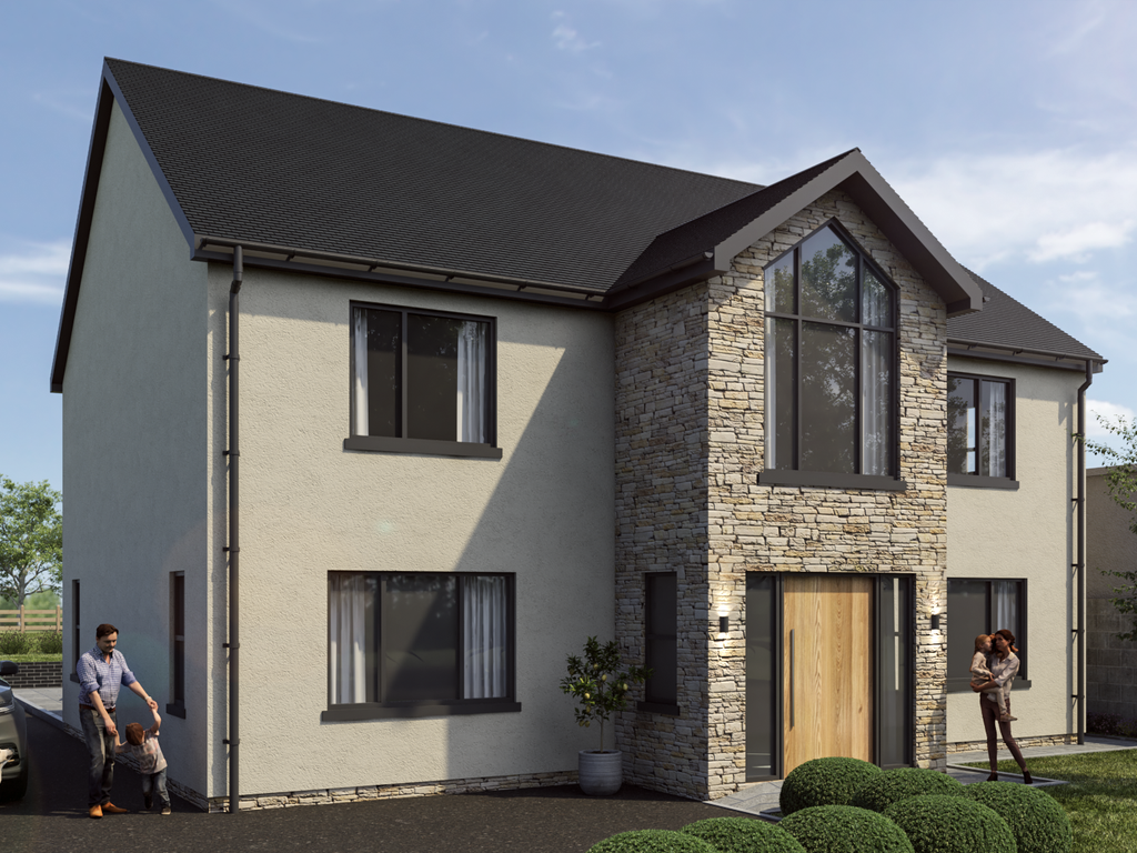 New home, 4 bed detached house for sale in Bethania Road, Upper Tumble ...