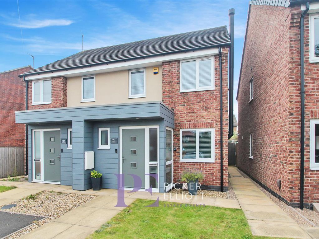 2 bed semi-detached house for sale in Moore Road, Barwell, Leicester ...
