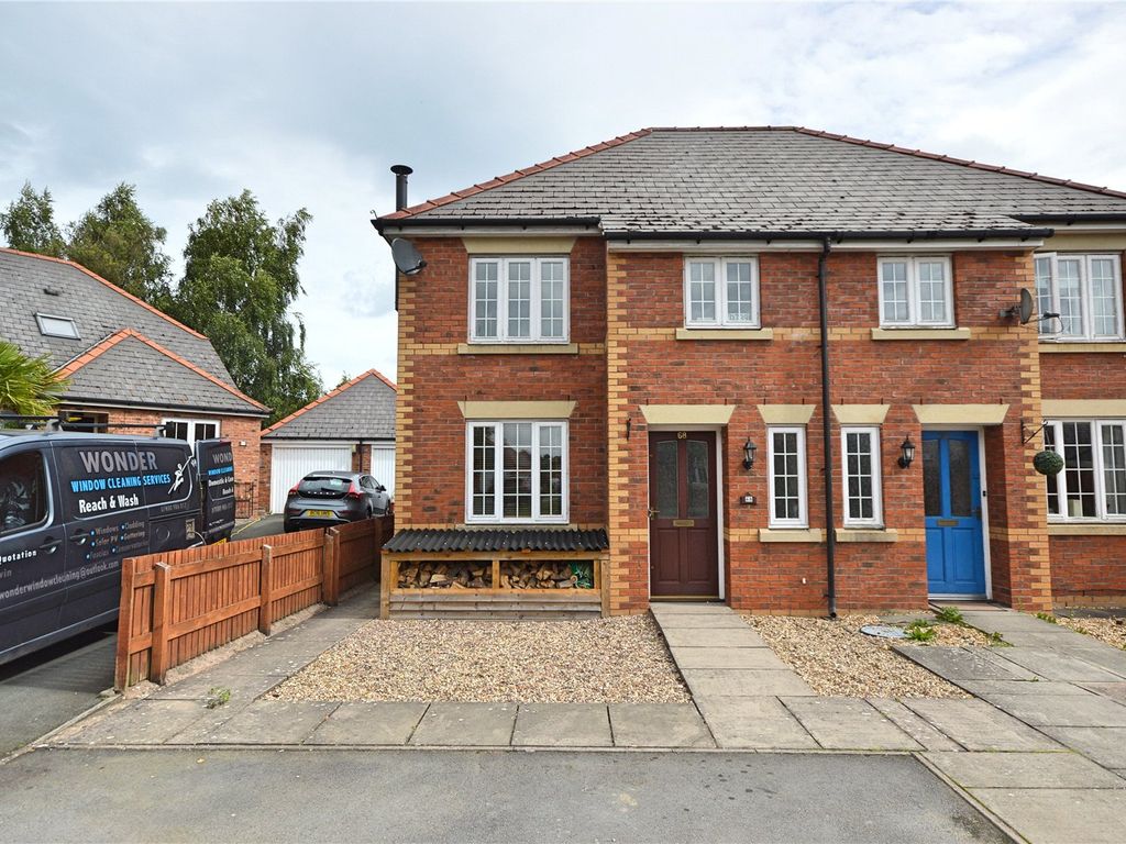 3 bed semi-detached house for sale in Dol Y Felin, Abermule, Montgomery ...