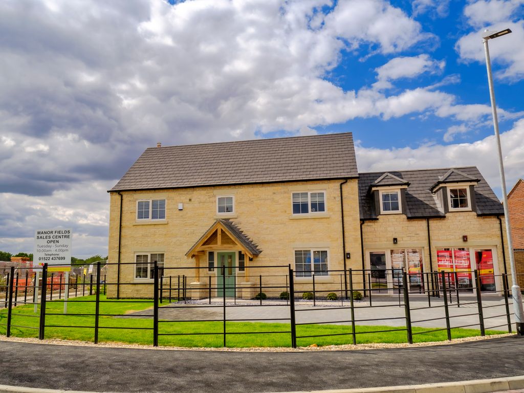 New home, 5 bed detached house for sale in The Fields, Washingborough ...