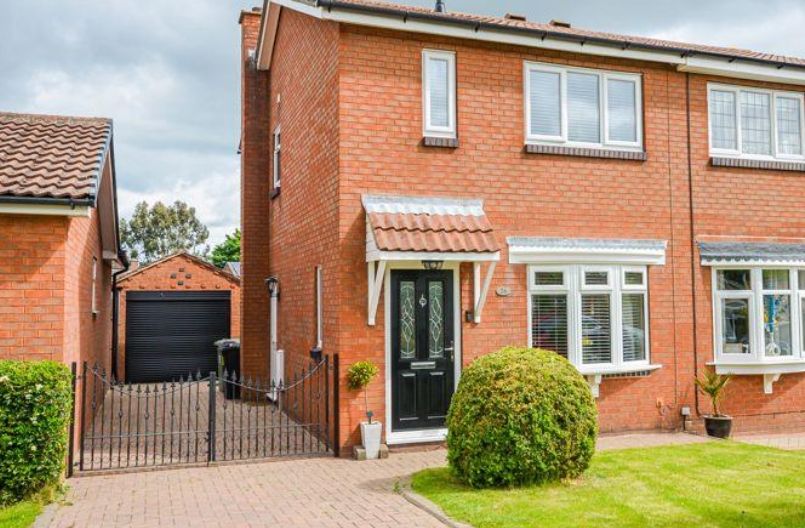 3 bed semi-detached house for sale in Church Meadows, Calow ...