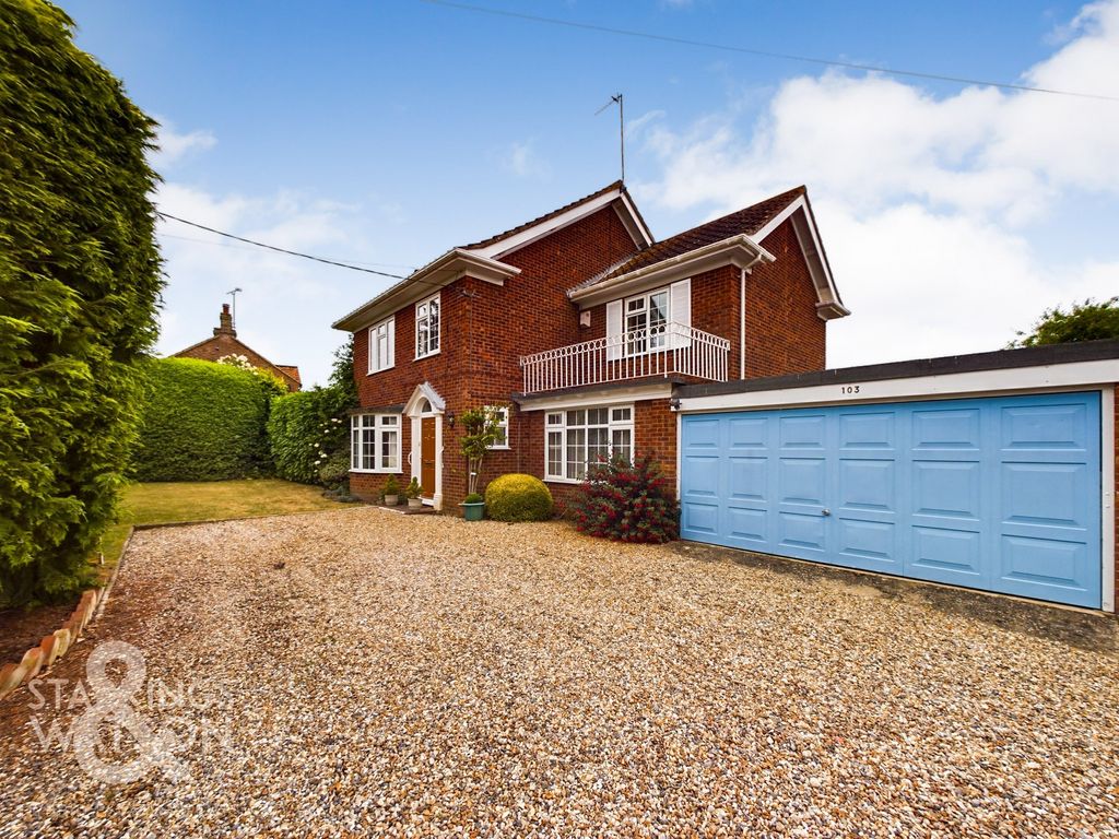 4 bed detached house to rent in The Street, Rockland St. Mary, Norwich ...