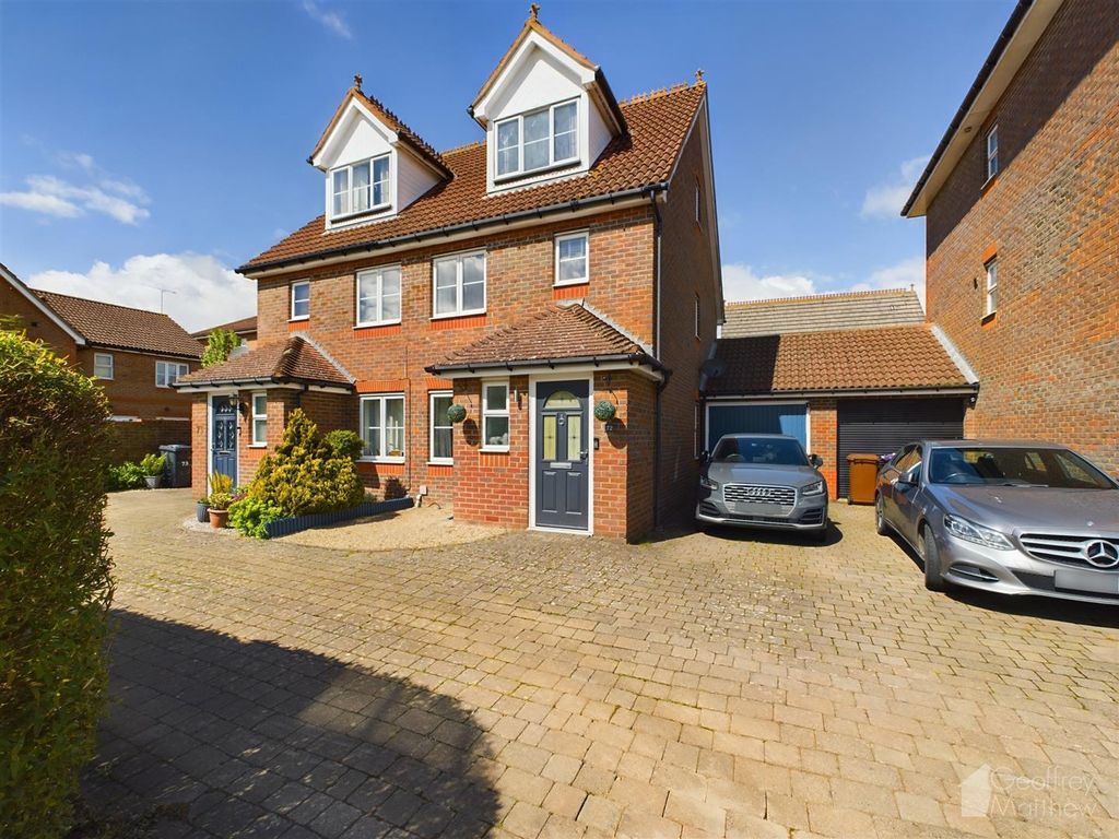 3 bed semi-detached house for sale in Great Ashby Way, Great Ashby ...
