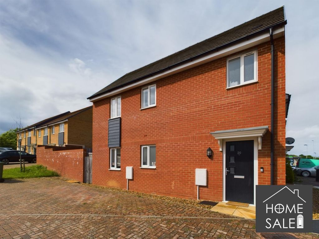 3 bed semi-detached house for sale in Rossetti Close, Wellingborough ...