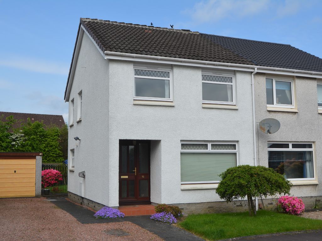 3 bed semi-detached house for sale in Heritage Drive, Falkirk ...