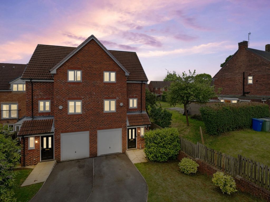 3 bed semi-detached house for sale in Norfolk Gardens, Inkersall ...