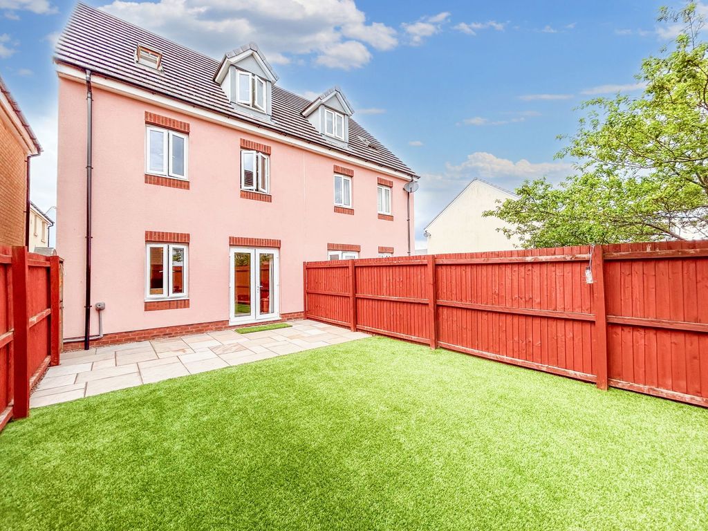 4 bed semi-detached house for sale in Bessemer Drive, Newport NP19, £ ...