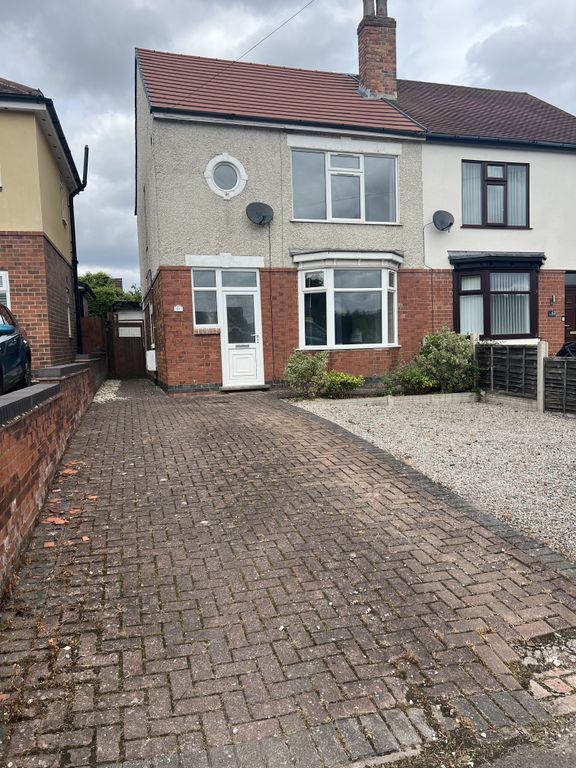 2 bed semi-detached house to rent in Woodville Road, Overseal DE12, £ ...