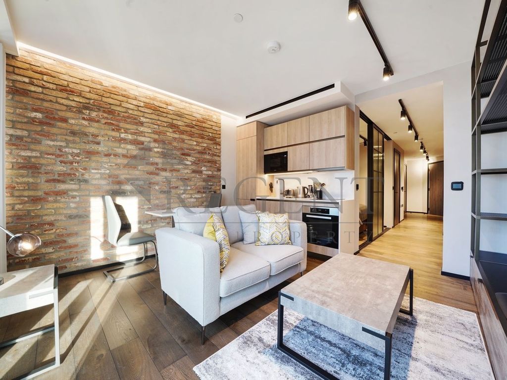 Studio to rent in Stage Apartments, Hewett Street EC2A, £3,000 pcm - Zoopla