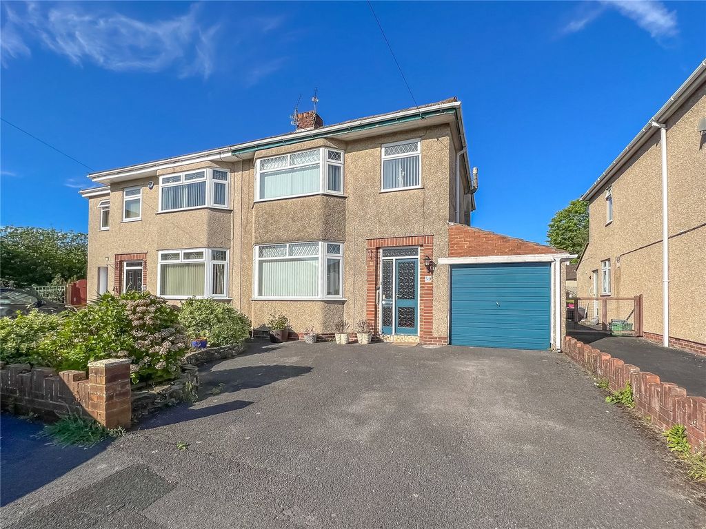 3 bed semi-detached house for sale in Kings Drive, Hanham, Bristol BS15 ...