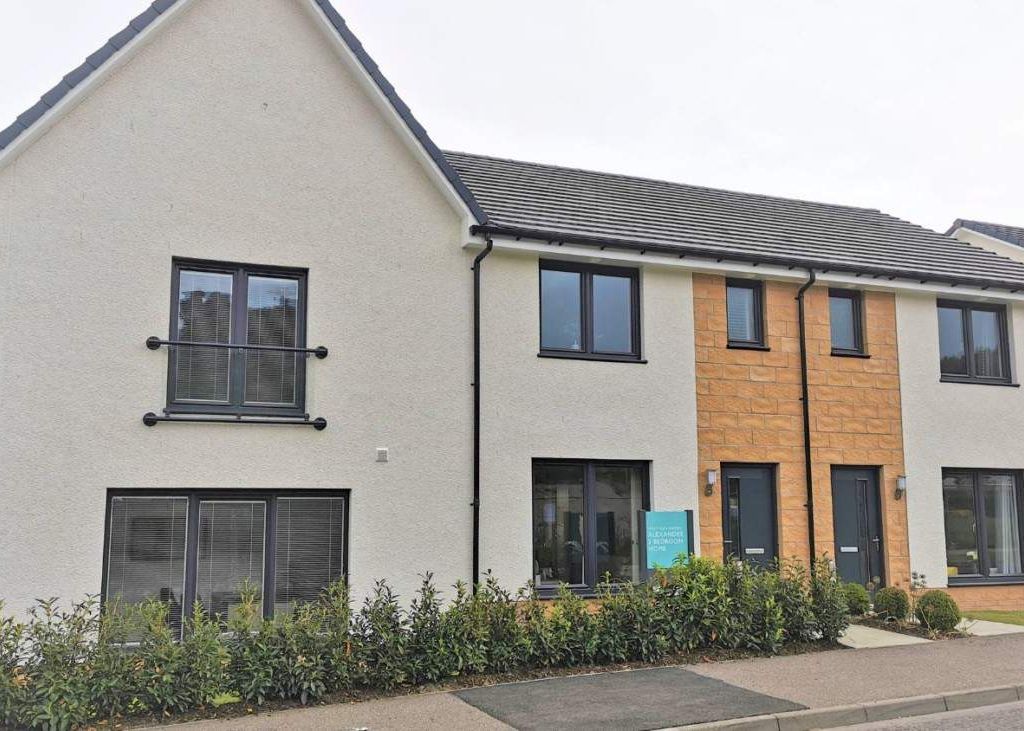 New home, 3 bed terraced house for sale in "Alexander " at Great Glen ...