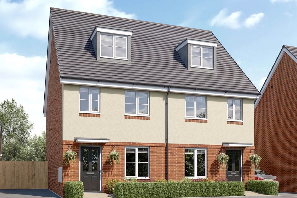 New home, 3 bed semi-detached house for sale in "The Braxton - Plot 43 ...