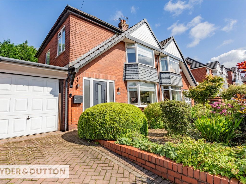 3 bed semi-detached house for sale in Sholver Hill Close, Moorside ...