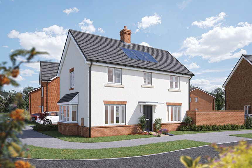 New home, 3 bed detached house for sale in "The Spruce" at Hook Lane ...
