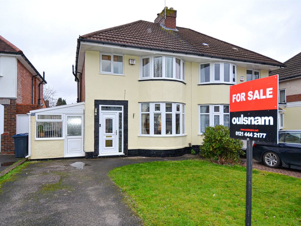 3 bed semi-detached house for sale in Lindsworth Road, Birmingham, West ...