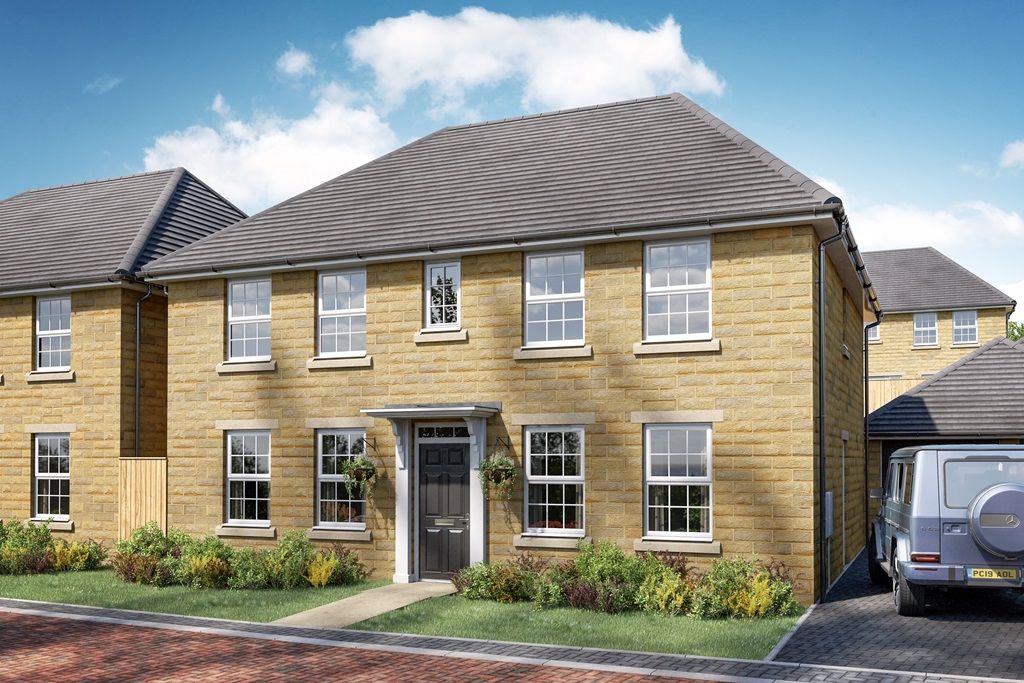 New home, 4 bed detached house for sale in "Chelworth" at Scotgate Road ...